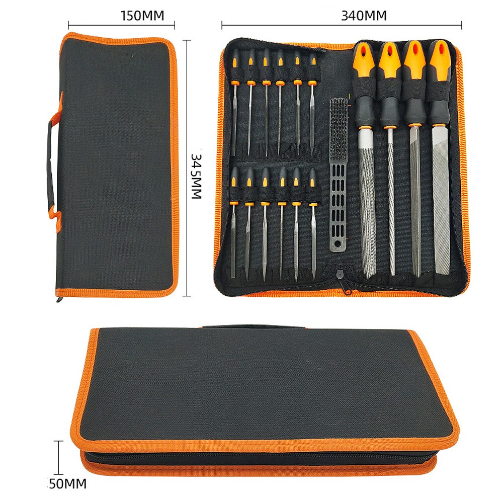 Set pile/ace unelata polizare, Metal, Diverse marimi, Argintiu ...