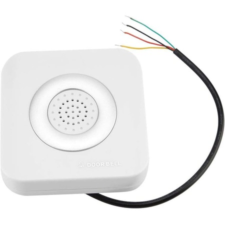 Sonerie de usa cu fir, Plastic ABS, 12V, Alb - eMAG.ro