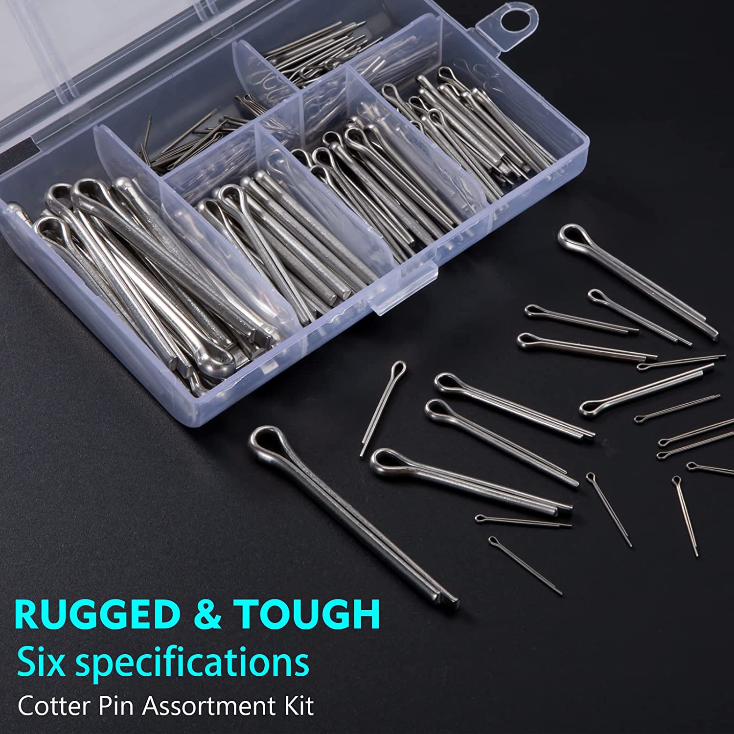 Set 230 Stifturi, Inox, M1/M2/M2.5/M3/M4/M5, Argintiu - eMAG.ro