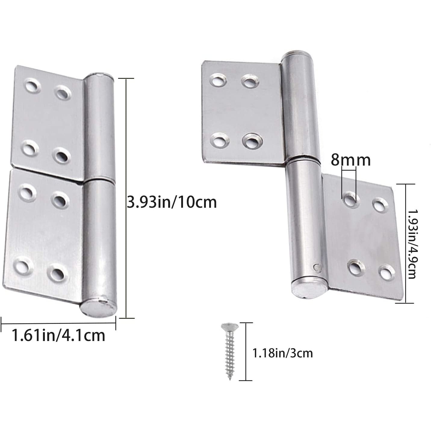 Set 2 balamale, Inox, 100 mm, Argintiu - eMAG.ro