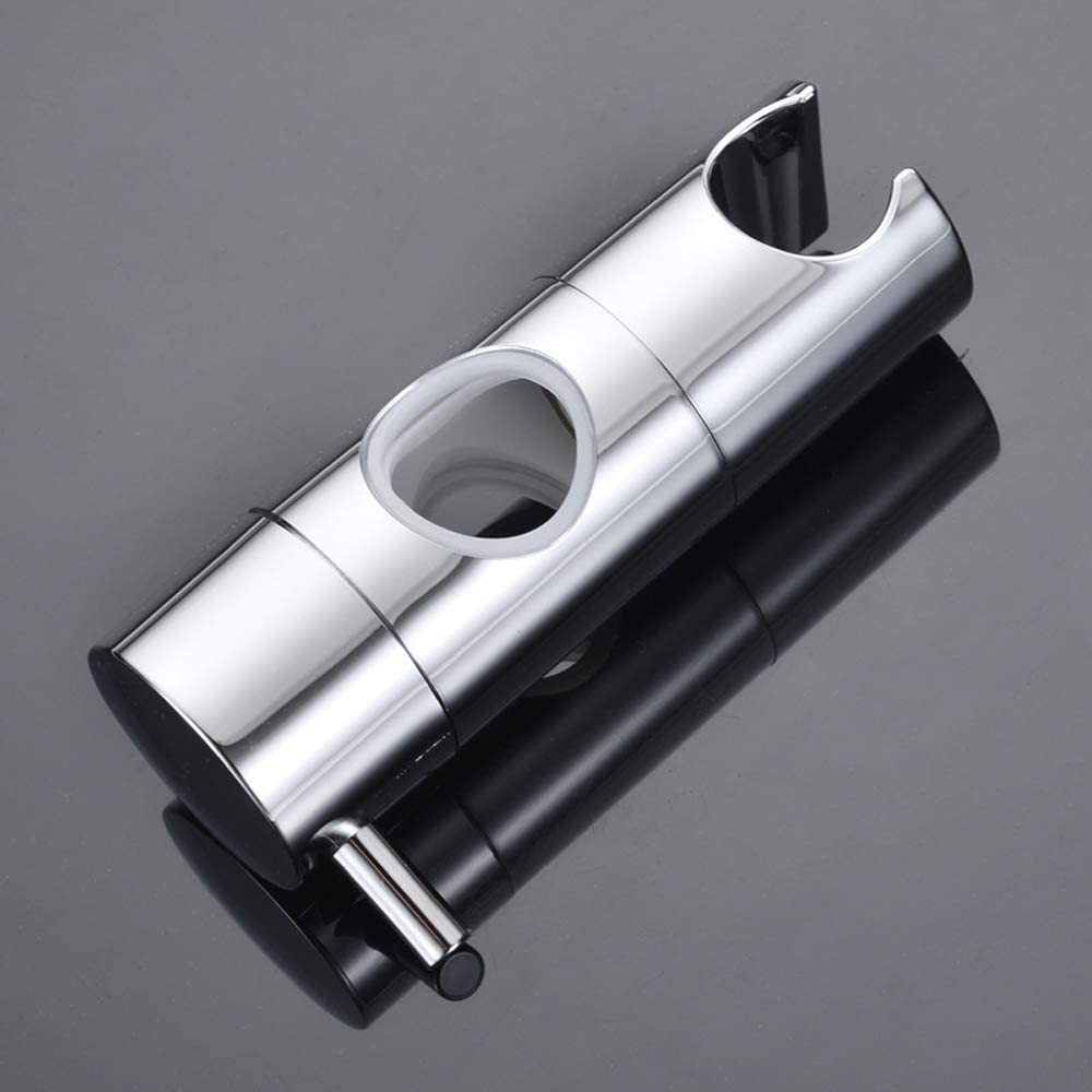 Set suporturi para dus, Plastic, 25mm, Argintiu - eMAG.ro