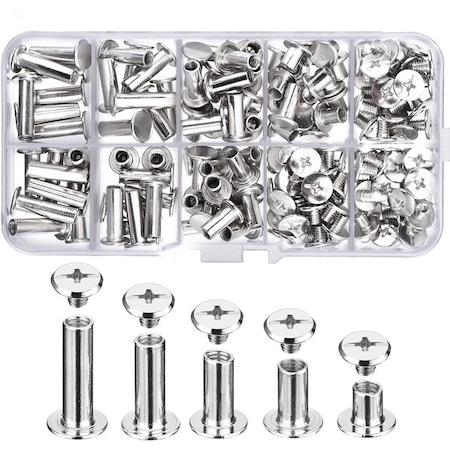 Set 80 suruburi, Inox, 240 g, Argintiu - eMAG.ro