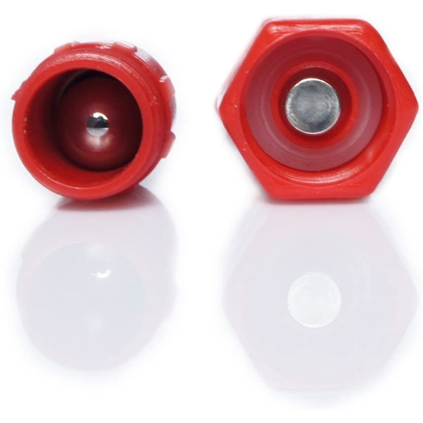 Set 5 adapatoare pentru pui, Inox, Rosu - eMAG.ro