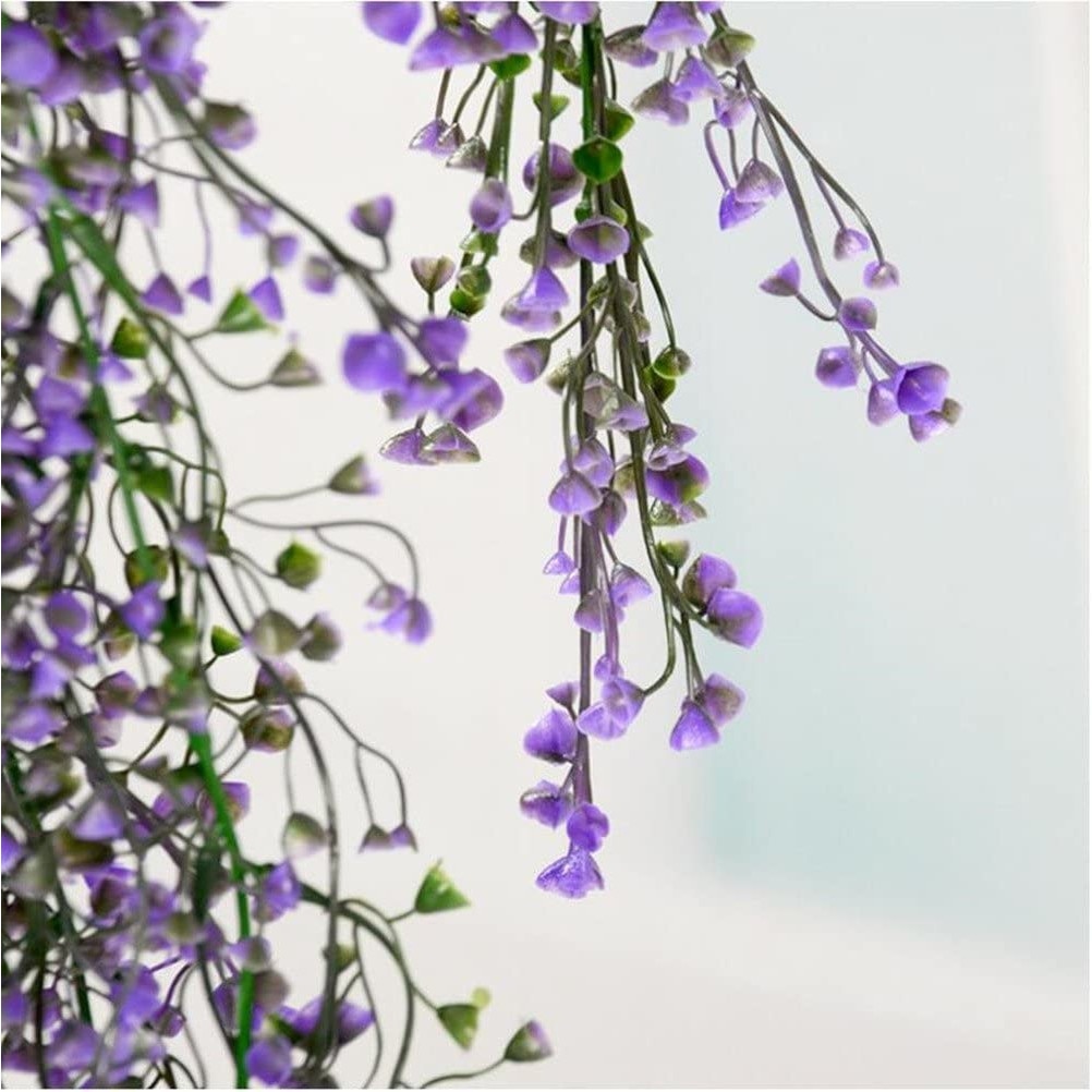 Set 2 plante artificiale, Iedera, Pentru interior/exterior, Plastic ...