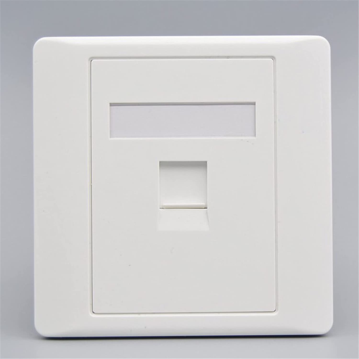 Priza de retea, RJ45 LAN, Mama la mama, CAT6, Plastic ignifug, Alb ...