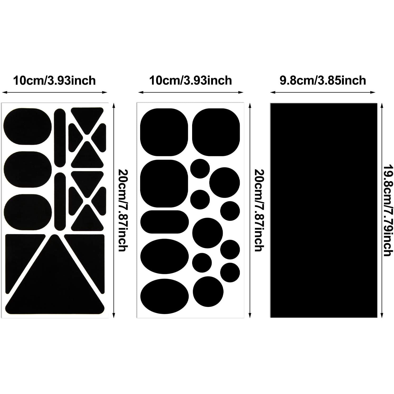 Set petice, Nylon, 19,8 cm, Negru - eMAG.ro