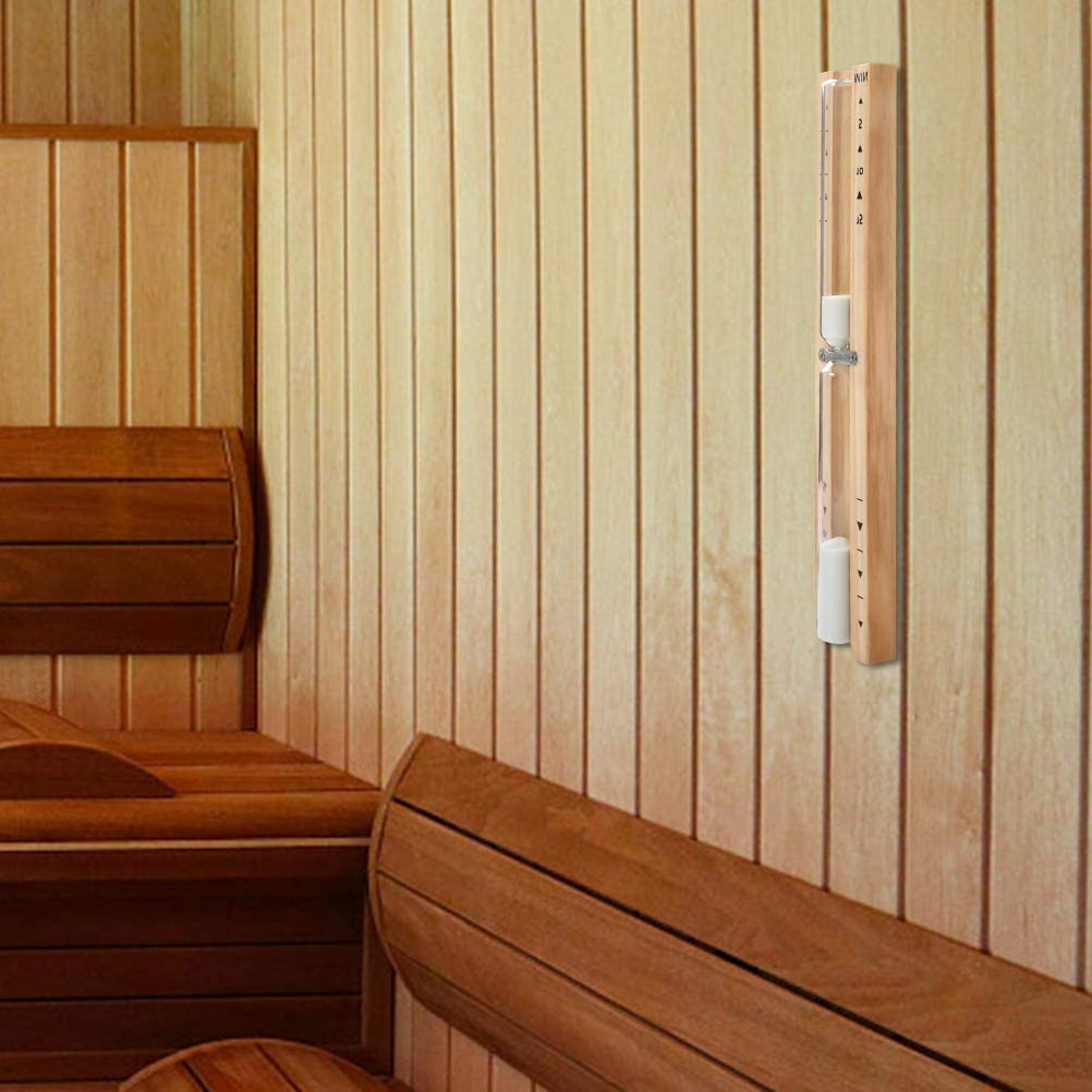 Clepsidra pentru sauna, Lemn, Rotativ, Maro - eMAG.ro