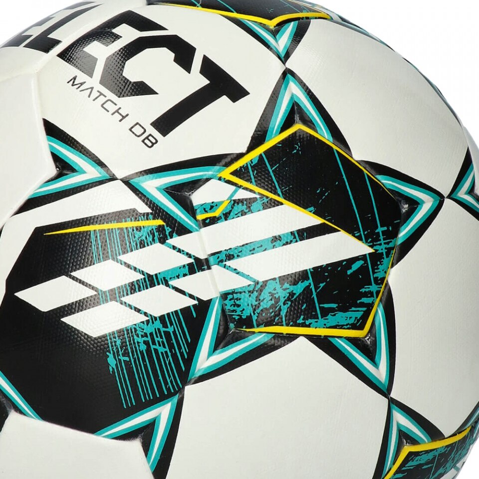 Minge fotbal Select Match DB V23, alb/negru, 5 - eMAG.ro