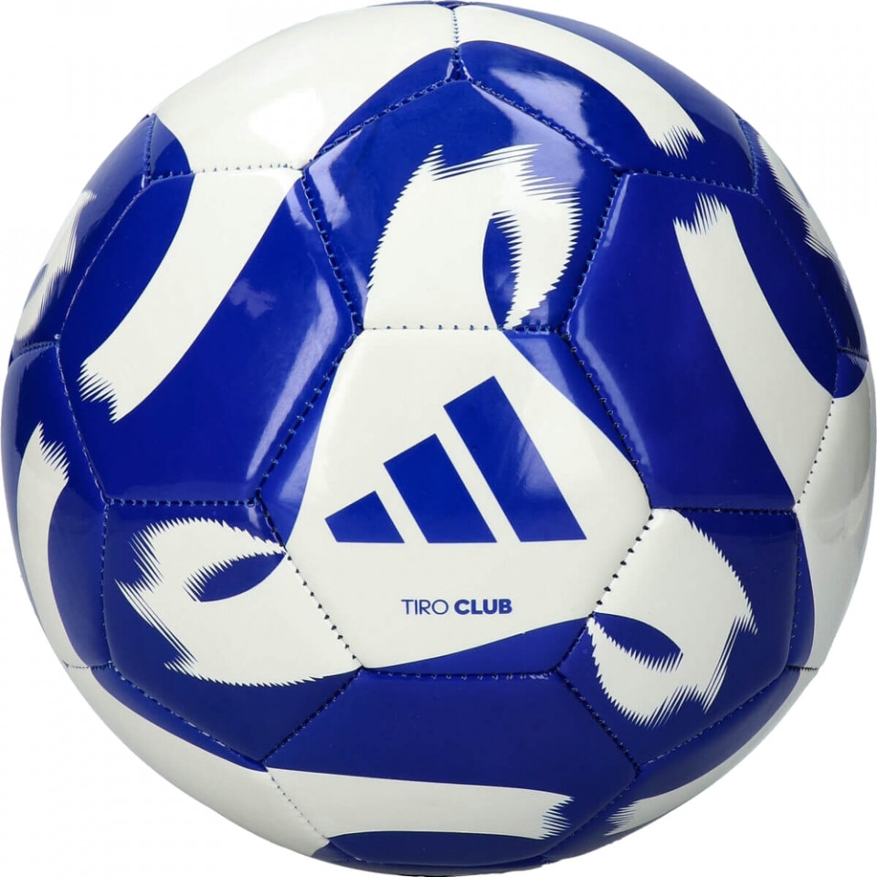 Minge fotbal Adidas Tiro Club 23, alb/albastru, 5 - eMAG.ro