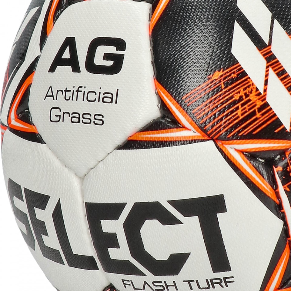 Minge fotbal Select Flash Turf V23, alb/negru/potocaliu, 5 - eMAG.ro