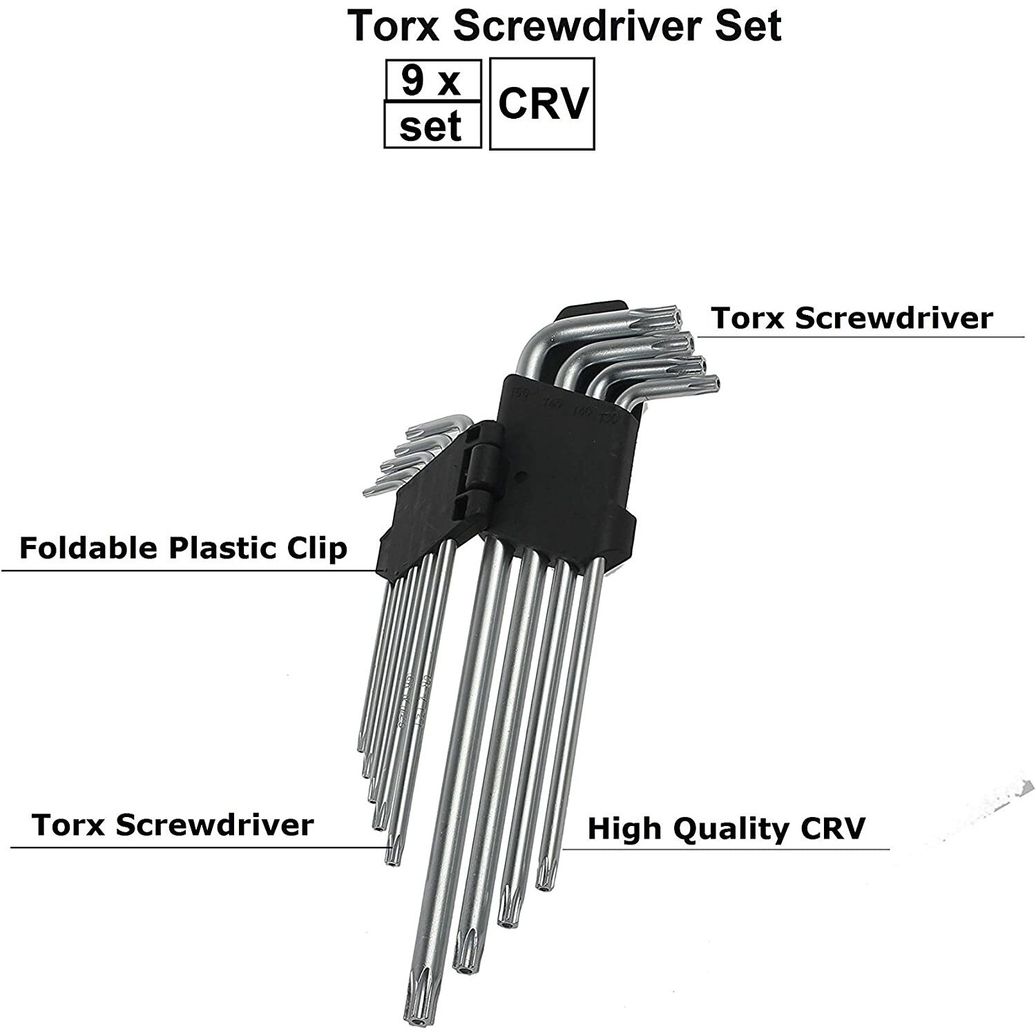 Set 9 imbusuri, 85-225 mm - eMAG.ro