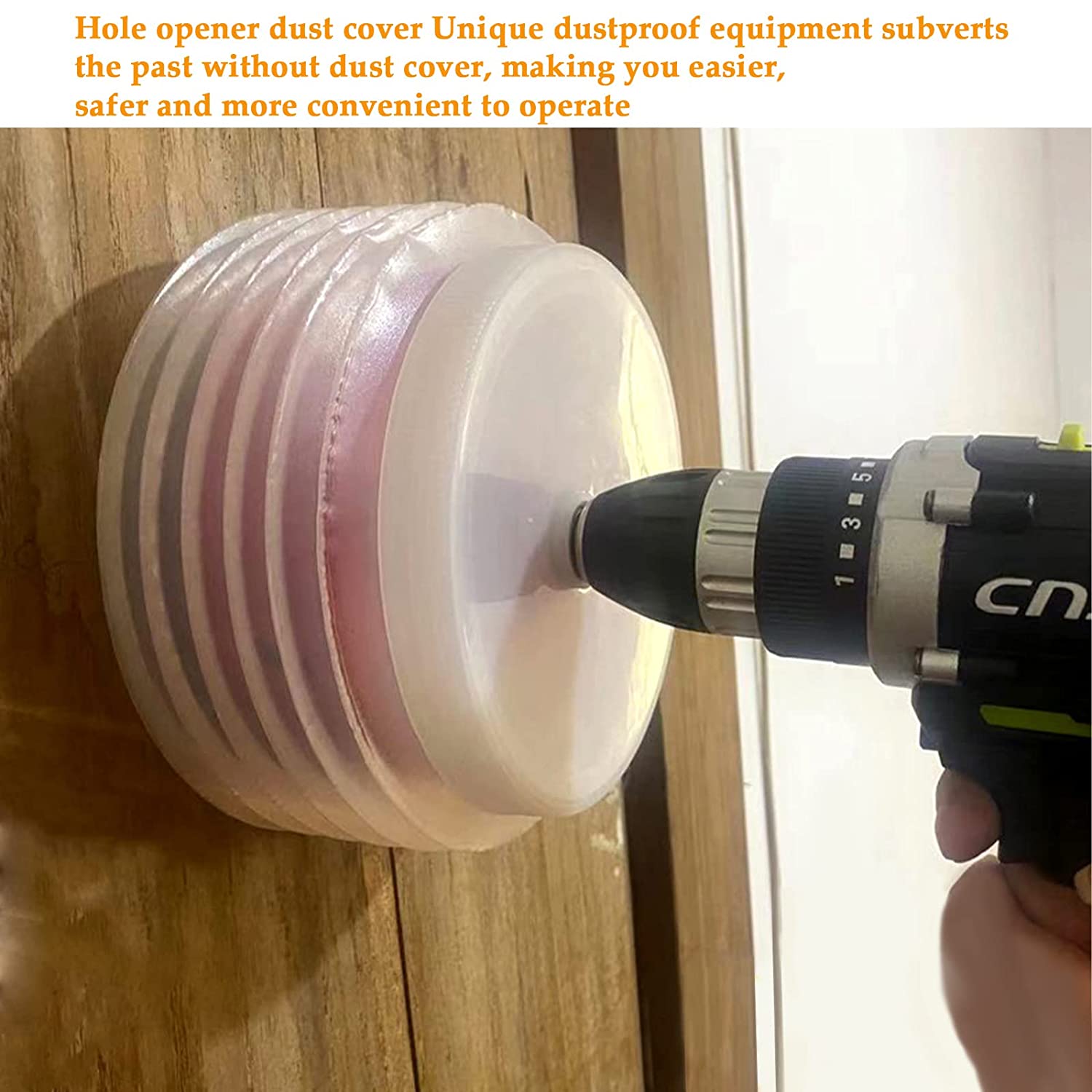 Colector de praf pentru masina de gaurit, PVC, 160 mm - eMAG.ro