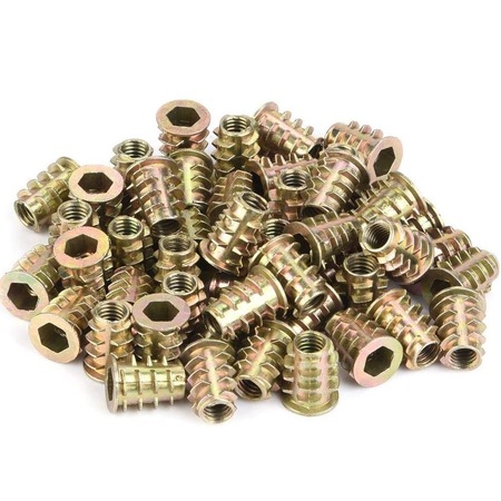 Set 50 piulite hexagonale, M6, 9 tipuri, Auriu - eMAG.ro