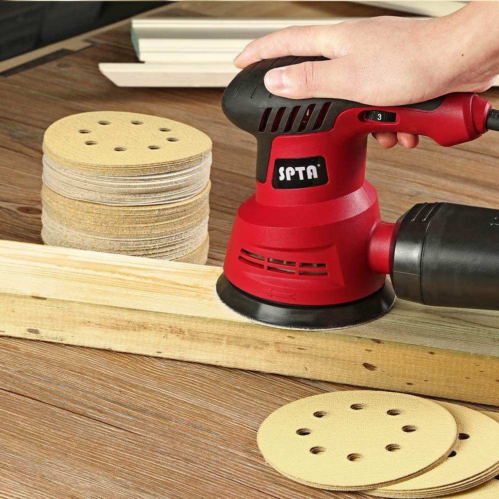 Set 100 discuri de slefuit, 125 mm, Maro - eMAG.ro