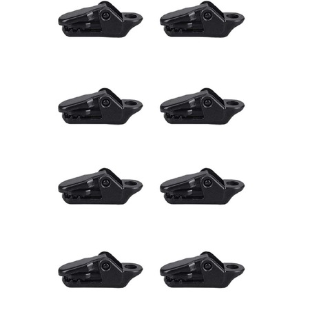 Set 50 de clipsuri pentru prelata, Plastic, Negru - eMAG.ro