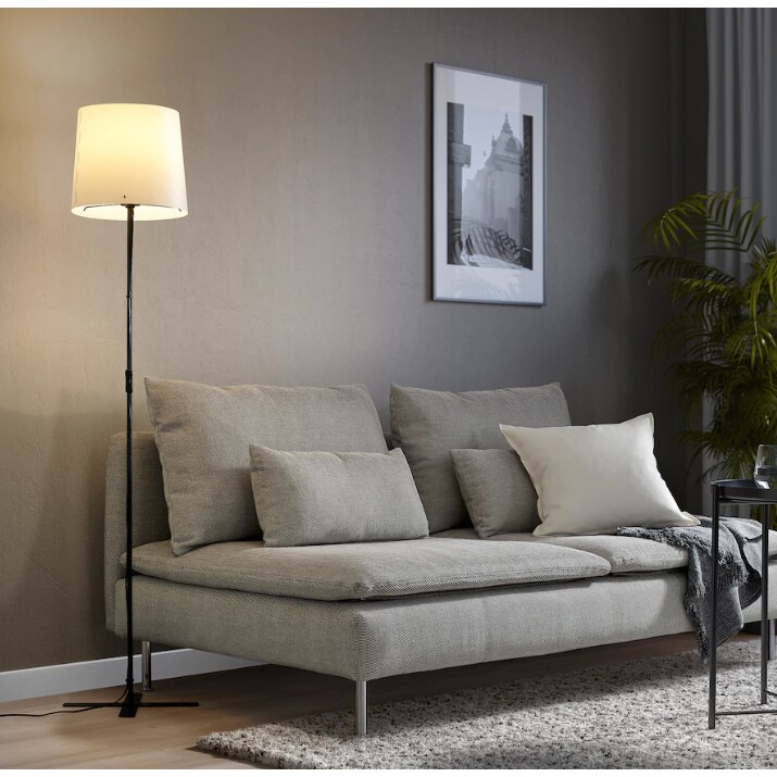 Lampadar de podea, bec compatibil E27, Syamag, 150x34x30 cm - eMAG.ro