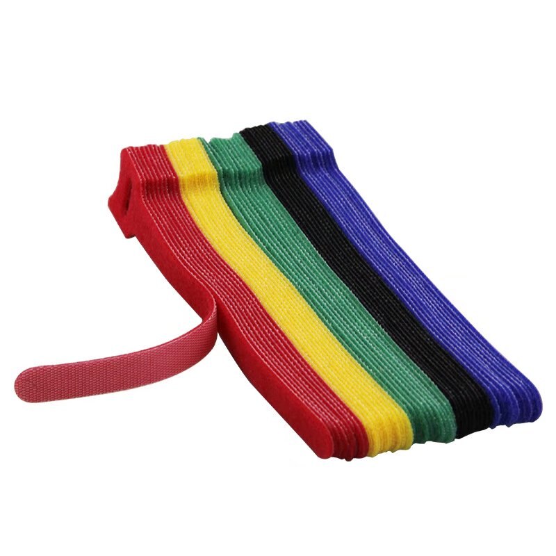 Set 50 coliere cabluri, Nailon, Reutilizabile, 15 cm, Multicolor - eMAG.ro