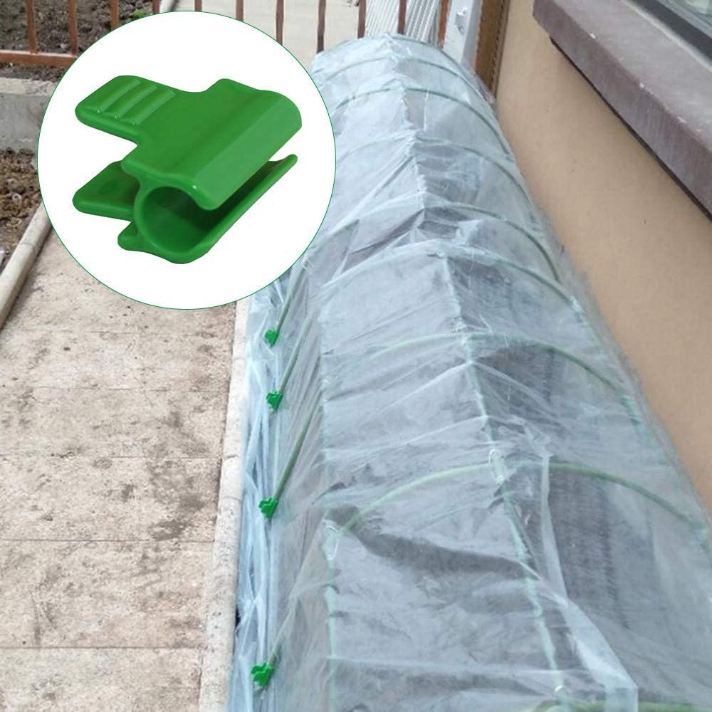 Set 20 cleme pentru solar, Plastic, Verde - eMAG.ro