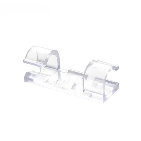 Set 20 cleme cablu, Plastic, Transparent - eMAG.ro