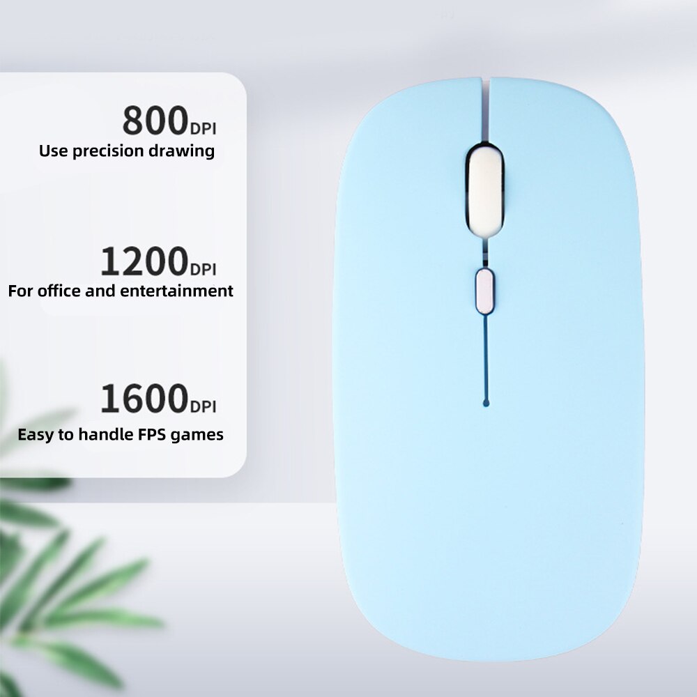 Mouse Wireless Bluetooth 5.2 si 2.4G, Silicko, reincarcabil, RGB LED ...