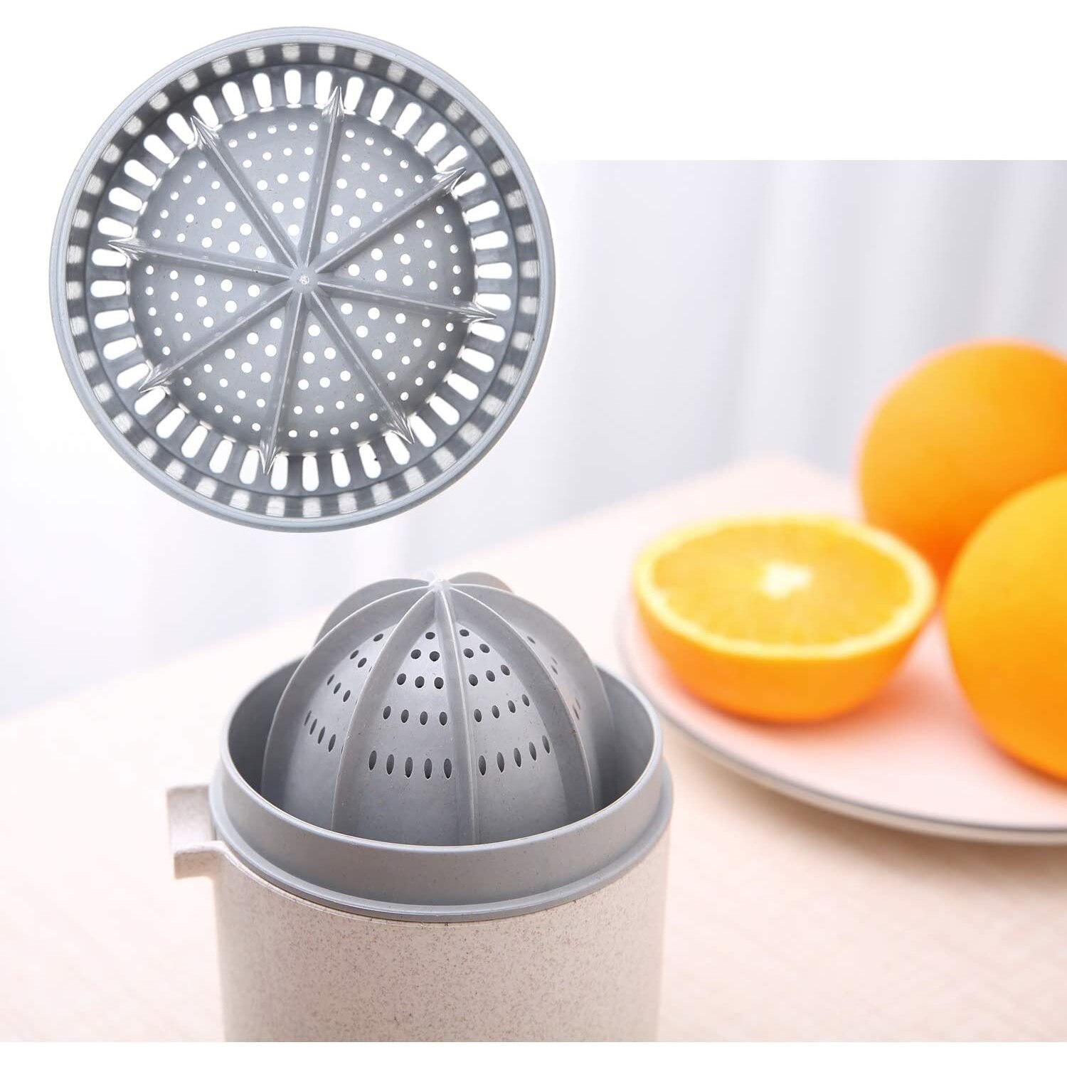 Storcator manual de fructe, Material biodegradabil/Silicon, 250 ml, 1 ...