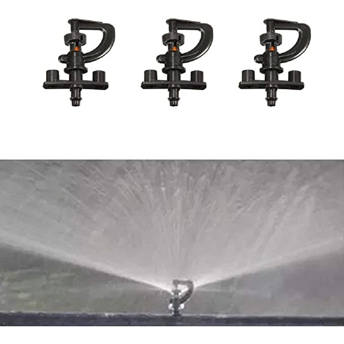 Set 12 aspersoare rotative, Plastic, Negru - eMAG.ro