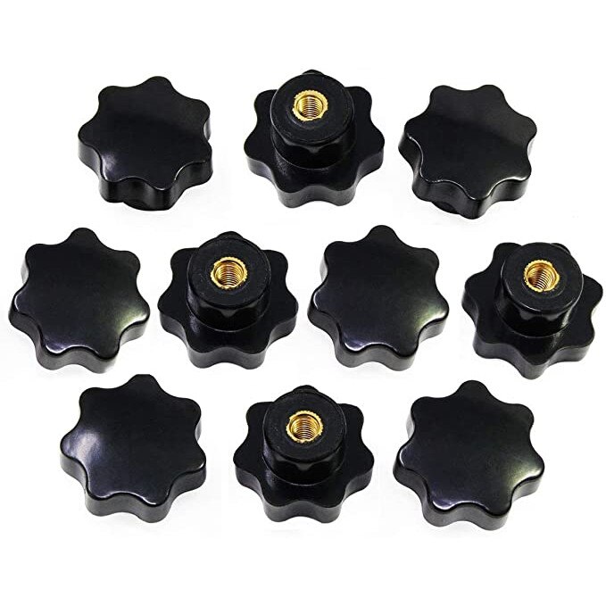 Butoane cu clema, Lemn/Cupru, 20buc, Negru - eMAG.ro