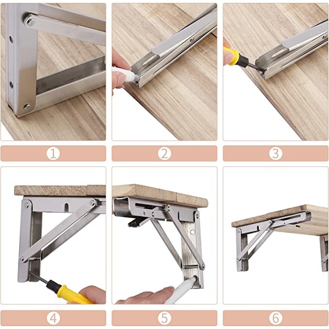 Set 2 suporturi raft, Inox, 300 mm, Argintiu - eMAG.ro