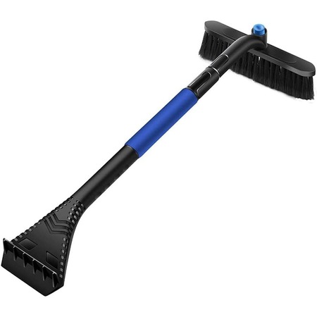 Racleta pentru zapada, Maner telescopic, 3 in 1, Albastru/Negru - eMAG.ro