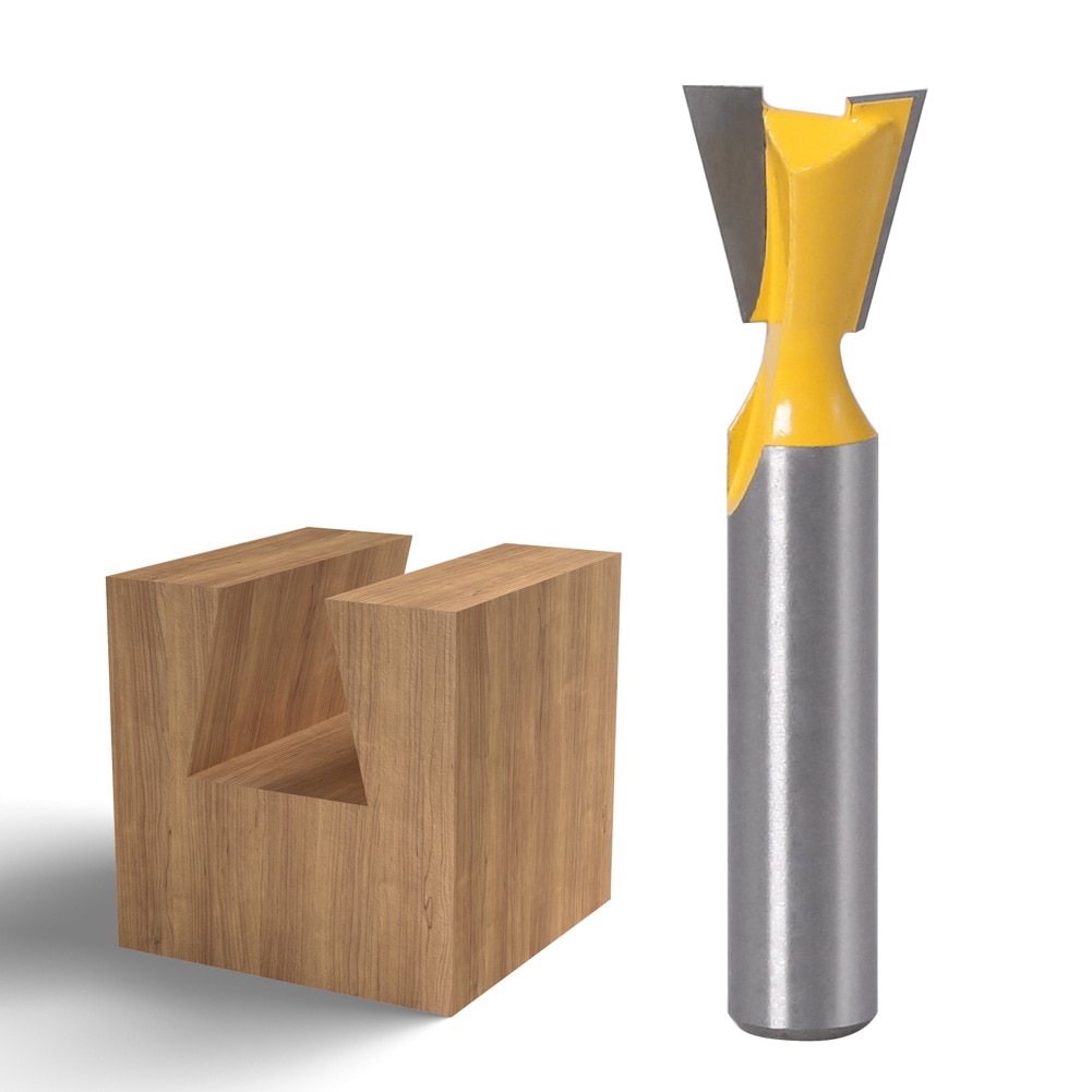 Set 5 freze pentru lemn, 8 mm, Metal, Galben, Argintiu - eMAG.ro