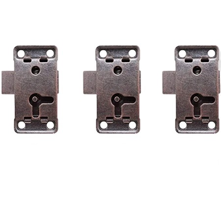 Set 3 broaste usa, Metal, Argintiu - eMAG.ro