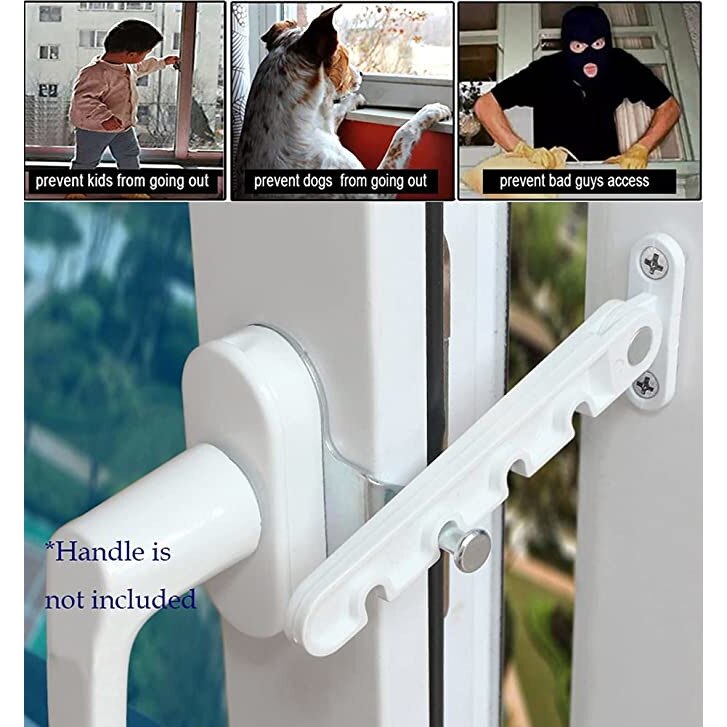 Distantier ferestre, Plastic/Otel, Alb - eMAG.ro