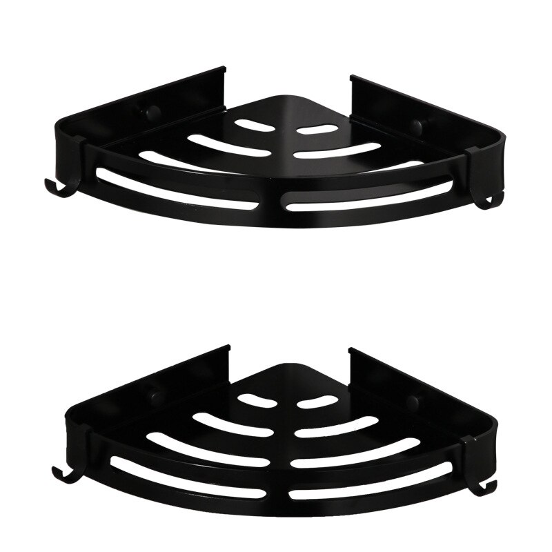 Raft dus de colt, Aluminiu, Negru - eMAG.ro