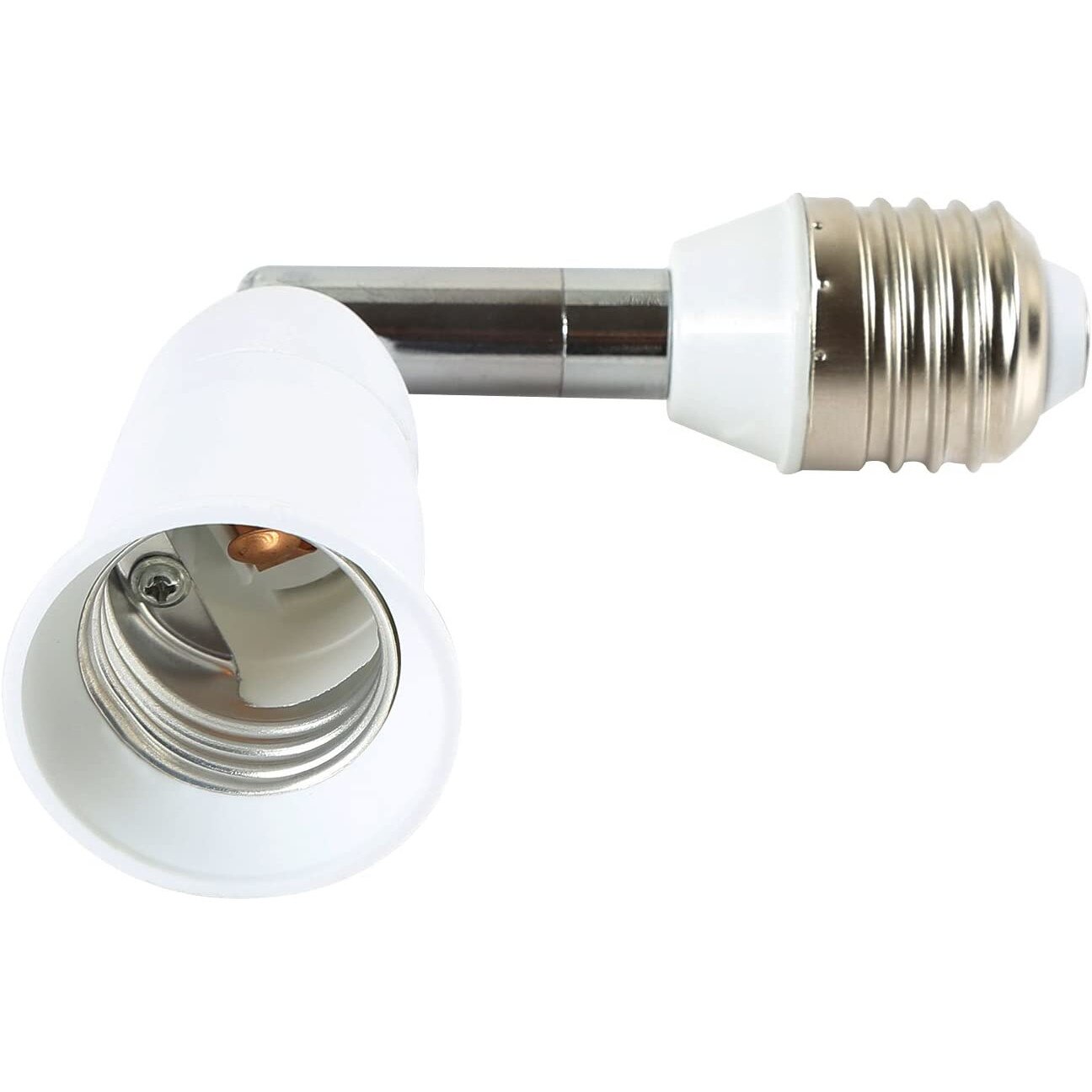 Extensie priza, PBT/Metal, 14x35 mm, Alb - eMAG.ro