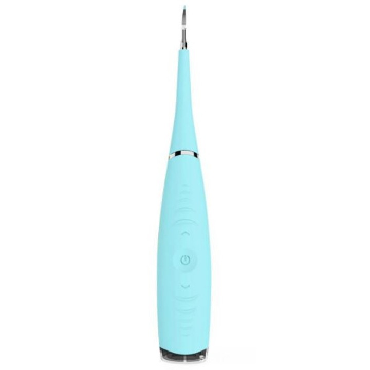 Ултразвуков уред за почистване на зъби ОМ Маркет Против зъбен камък и петна Зелен Emag Bg