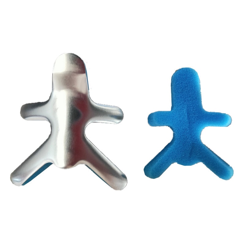 Atela pentru deget, Aluminiu, Argintiu/Albastru - eMAG.ro