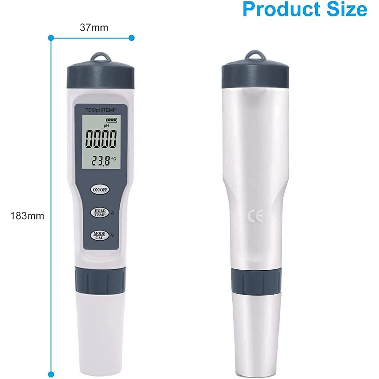 Tester de temperatura pentru piscina, Ph-metru 3 in 1, Ph-tds si ...