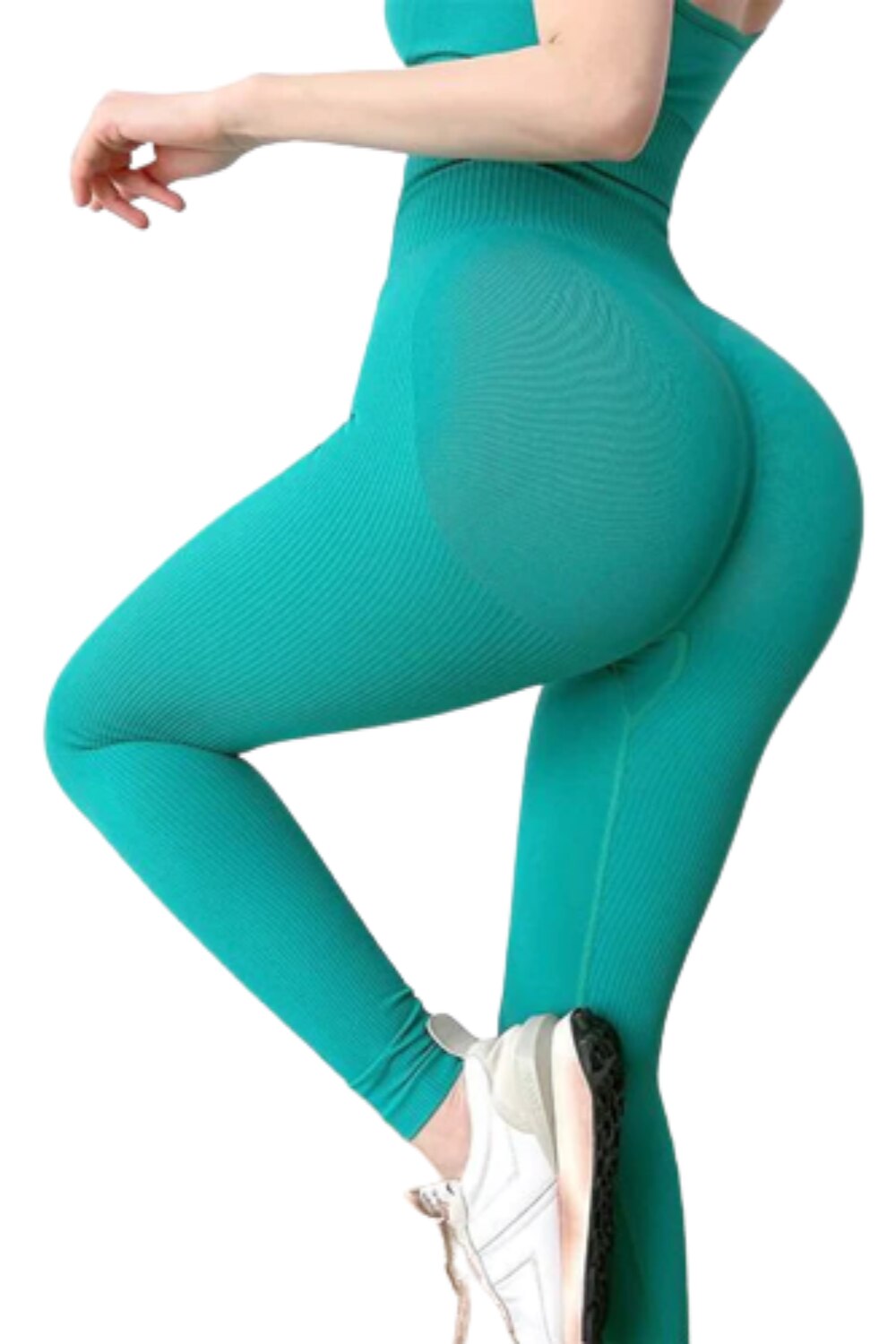 Colanti modelatori cu talie inalta, compresivi, Verde, Masura S - eMAG.ro