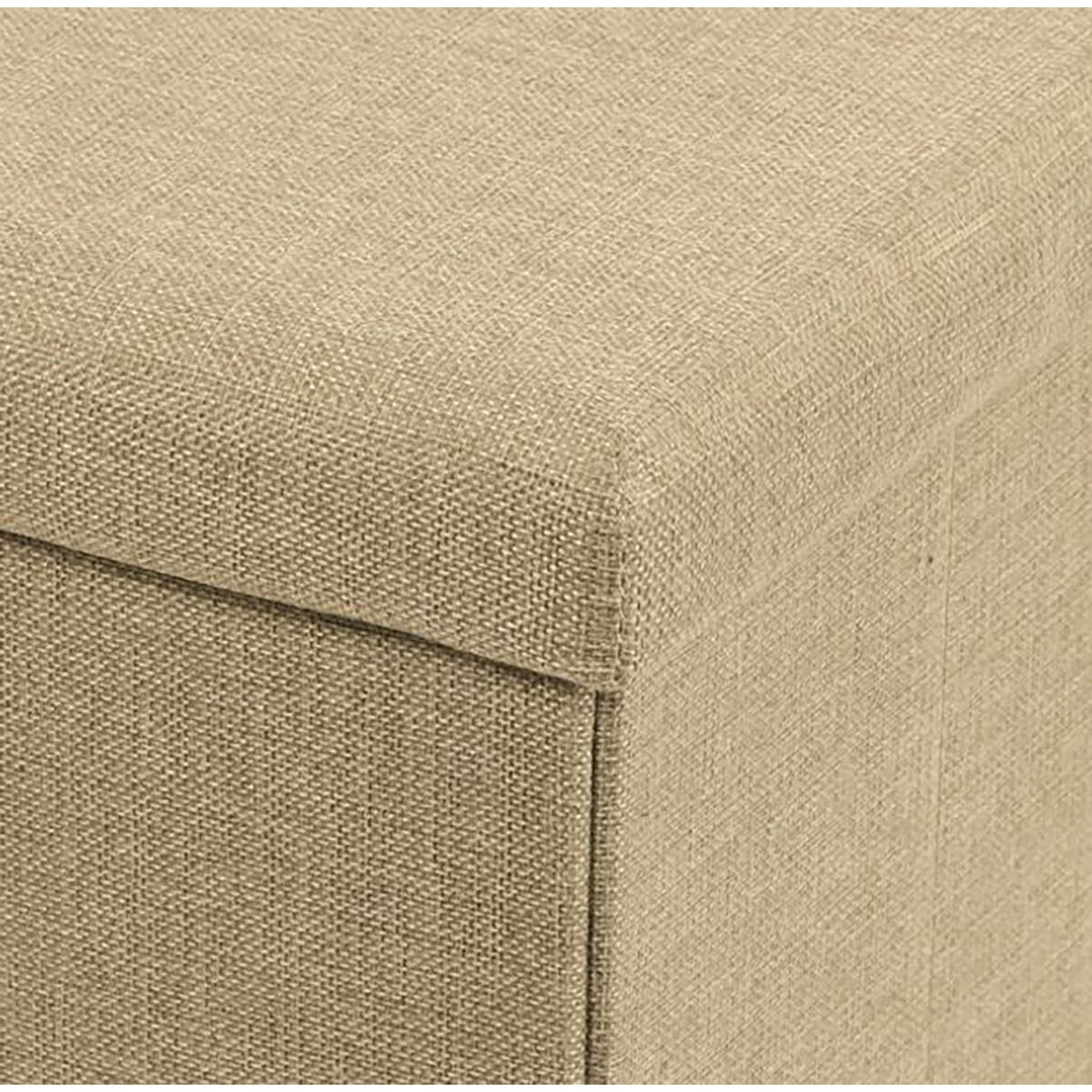 Taburet pliabil, Liberta, Depozitare, Lemn, 30 x 30 x 30 cm, Bej - eMAG.ro