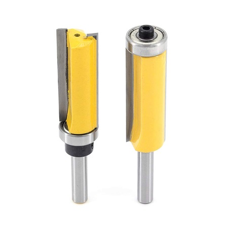 Set 2 freze, Carbura, Pentru lemn masiv/Pal/MDF, Galben/Argintiu - eMAG.ro