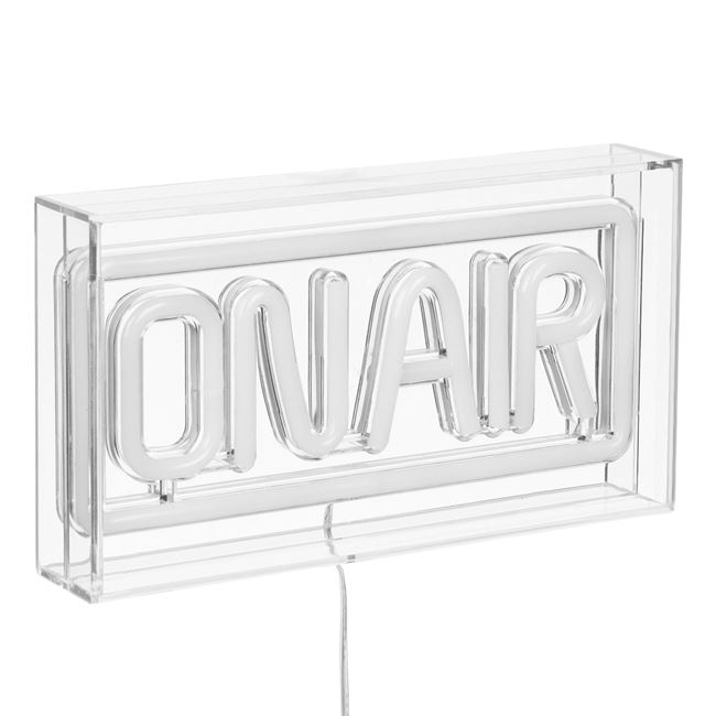 Decoratiune luminoasa LED Neon Multicolor "ON AIR" 23x12.7cm - eMAG.ro