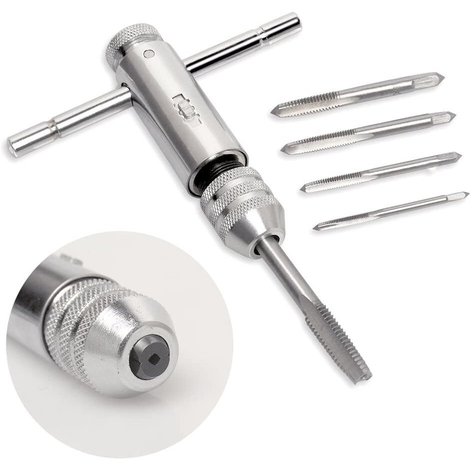 Set cheie tubulara cu maner in T, Argintiu, 6 piese - eMAG.ro