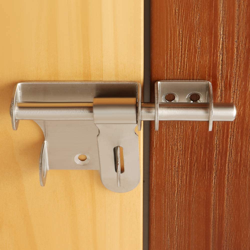 Incuietoare usi glisante, Inox, Argintiu - eMAG.ro