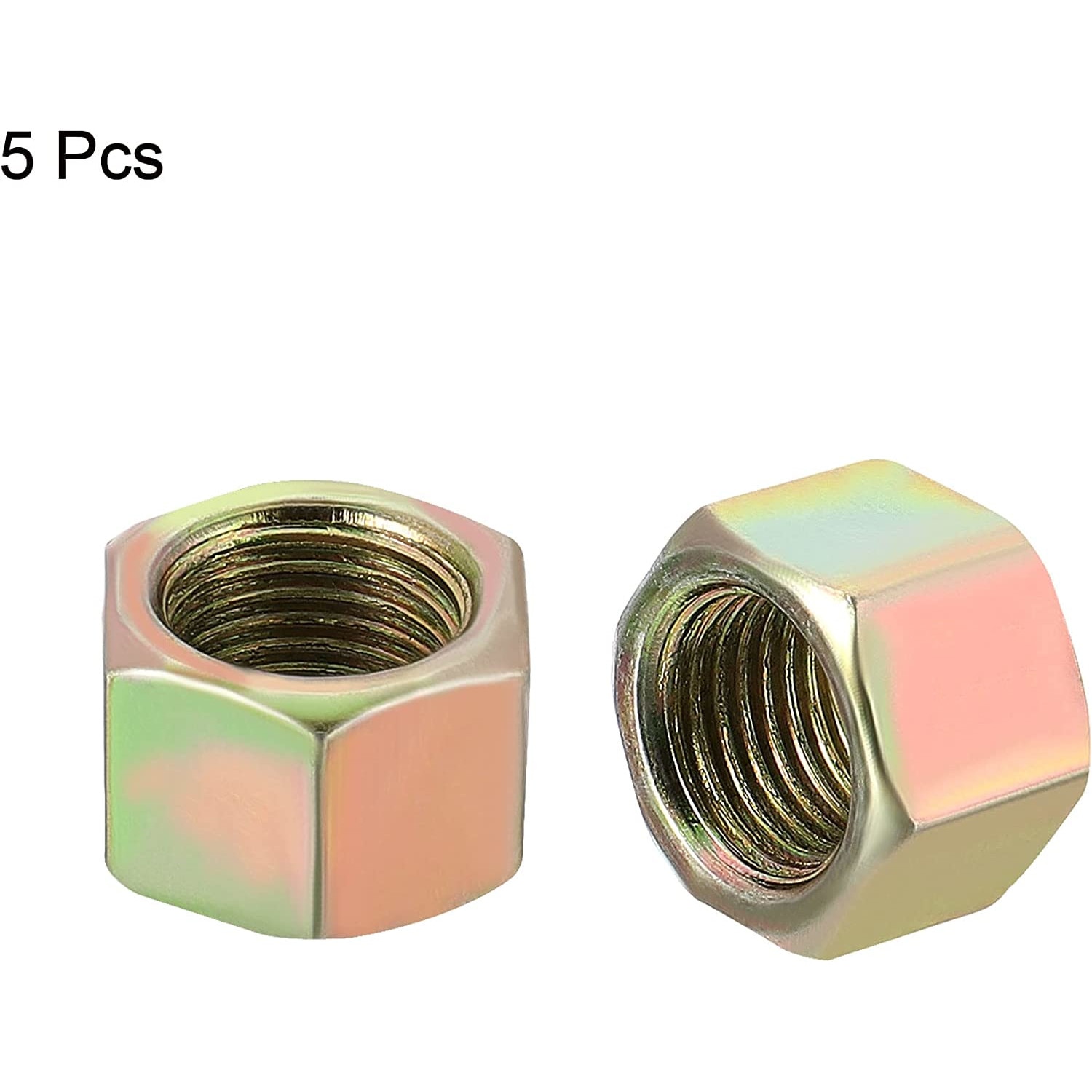 Set 5 piulite hexagonale, Zinc, M10 - eMAG.ro