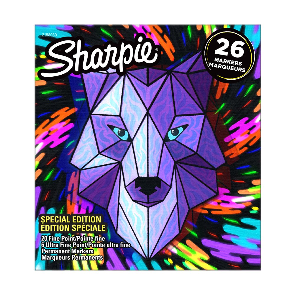 Комплект перманентни маркери Sharpie Wolf, 26 броя - eMAG.bg