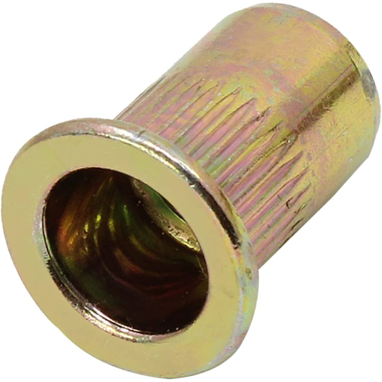 Set 50 piulite M8 filetate cu cap plat, Otel carbon, 1.8 x 1.4 cm ...