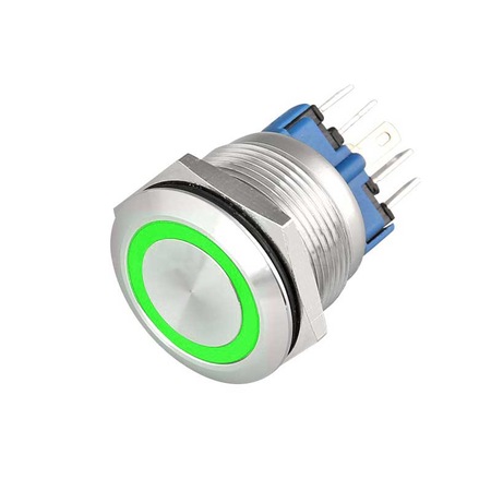 Buton Push 22mm cu Revenire, 24V, Led Verde - eMAG.ro