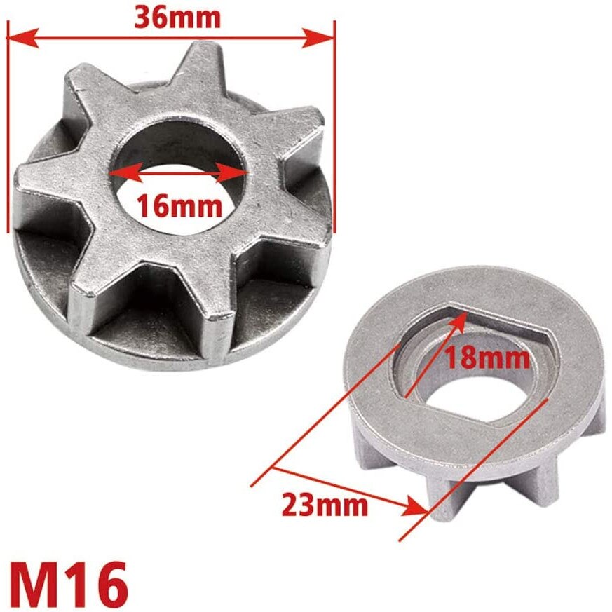 Set angrenaj M10 / M14 / M16, Otel, Pentru polizor unghiular, 3 bucati ...