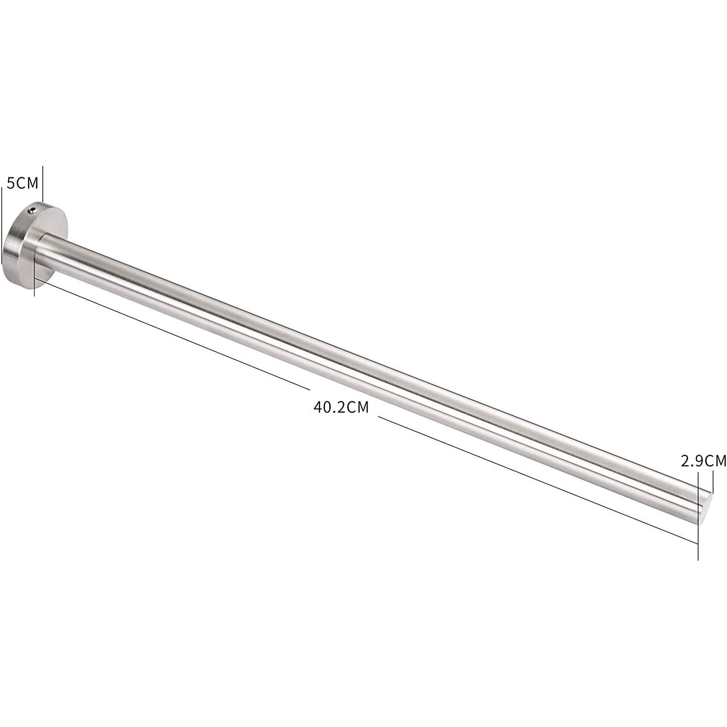 Bara de prosoape, INOX, 40 cm, Argintiu - eMAG.ro