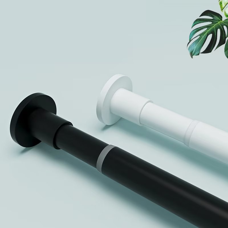 Tija telescopica pentru perdele, Otel, 90-160 cm, Negru - eMAG.ro